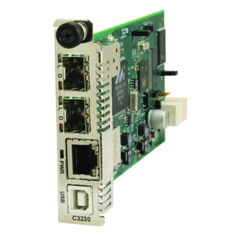 C3230 Series Chassis Cards | Media Converters | Lantronix
