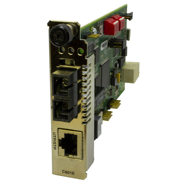 C6010 Series Chassis Cards | Media Converters | Lantronix