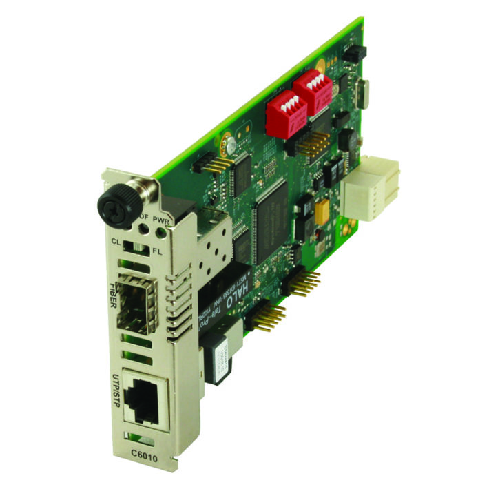 C6010 Series Chassis Cards | Media Converters | Lantronix