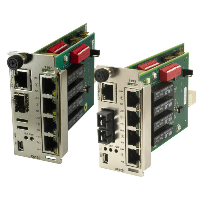 C6120 Series Chassis Cards | Media Converters | Lantronix