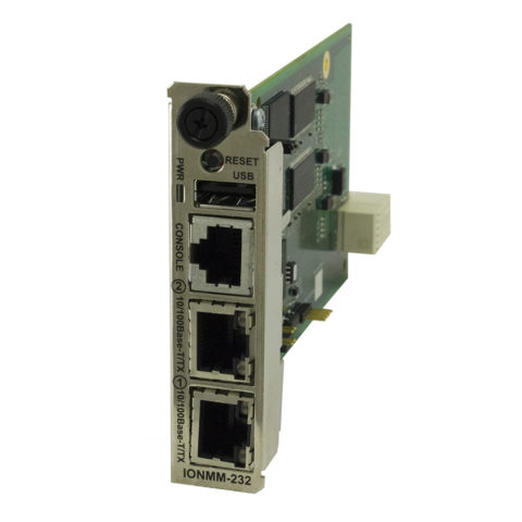 IONMM Series Chassis Cards | Media Converters | Lantronix