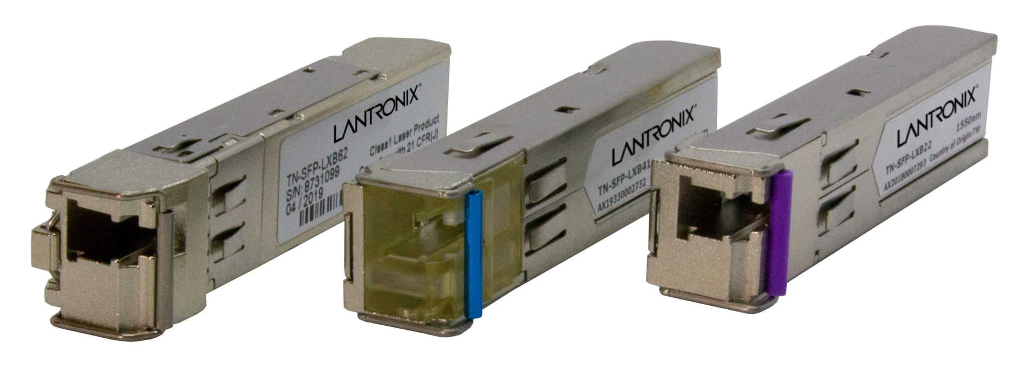 Lantronix Simplex SFP Modules | Single-Fiber BiDi, 100Mbps to 10G