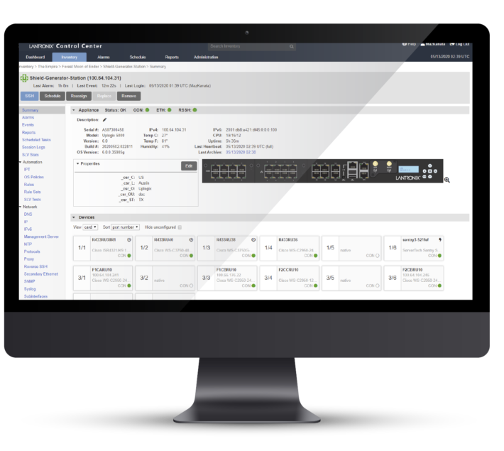 Control Center | Device Management OOB | Lantronix
